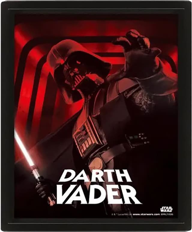 Pan Vision Star Wars 3D-plakat (Darth Vader) | Elgiganten