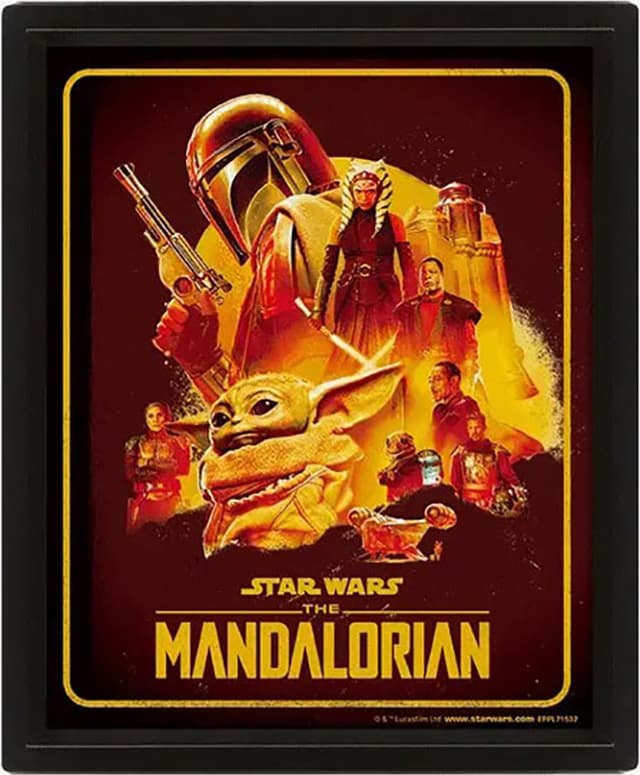Pan Vision The Mandalorian S2 3D-poster (Montage) - Elgiganten