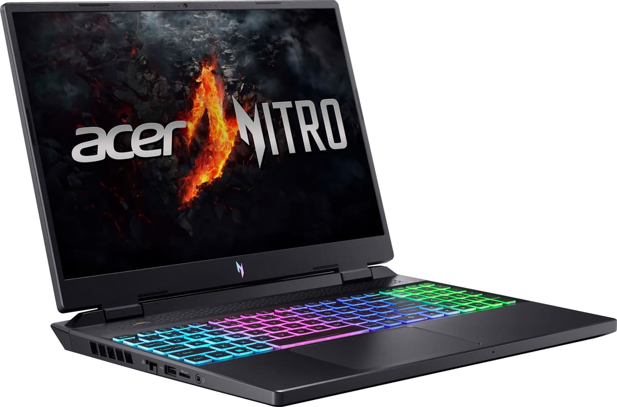 Acer Nitro 16 R7-8HS/16/512/4050/165Hz 16" bærbar gaming-PC - Elkjøp