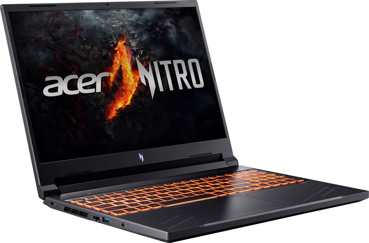 Acer Nitro V16 R5-8H/16/1TB/4050/165Hz 16" bærbar gaming-PC - Elkjøp | Elkjøp