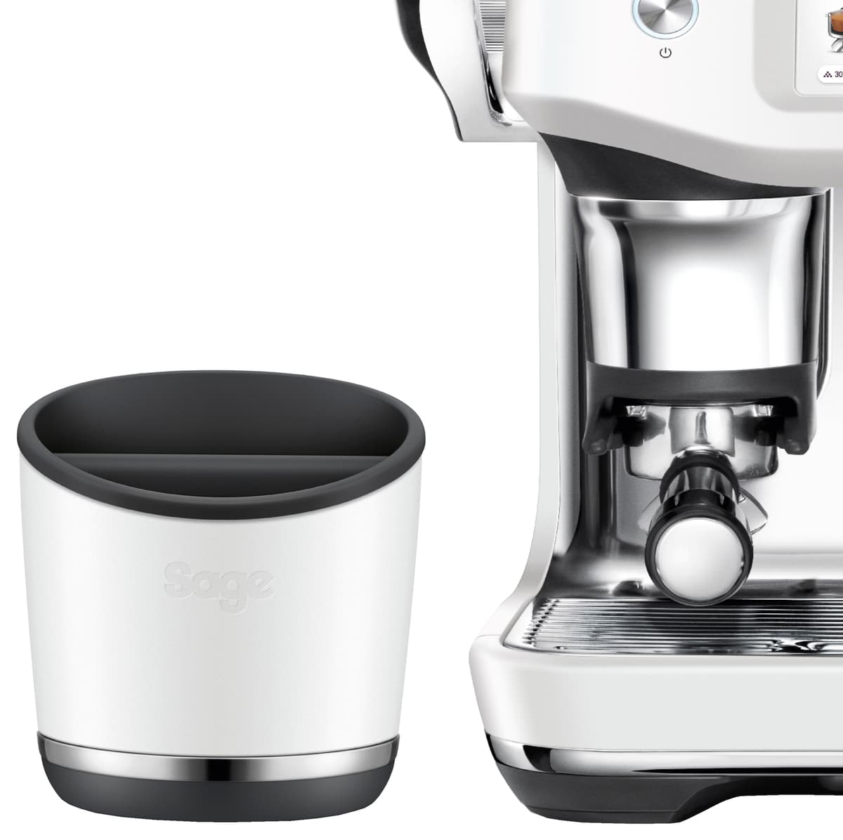 Sage dunkeboks for kaffegrut 10 Sea Salt White - Elkjøp | Elkjøp