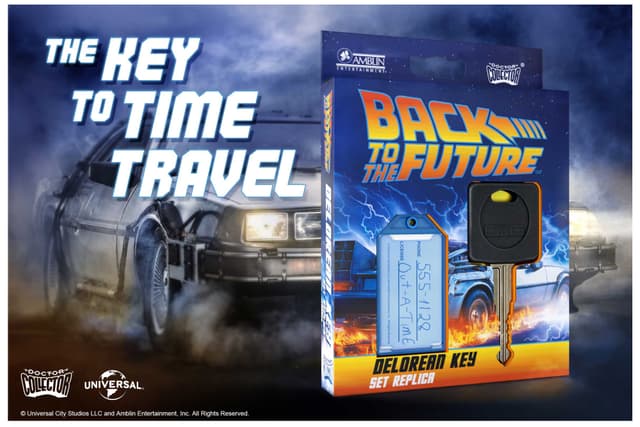 Doctor Collector Back to the Future leksaksset (DeLorean Key-replika ...