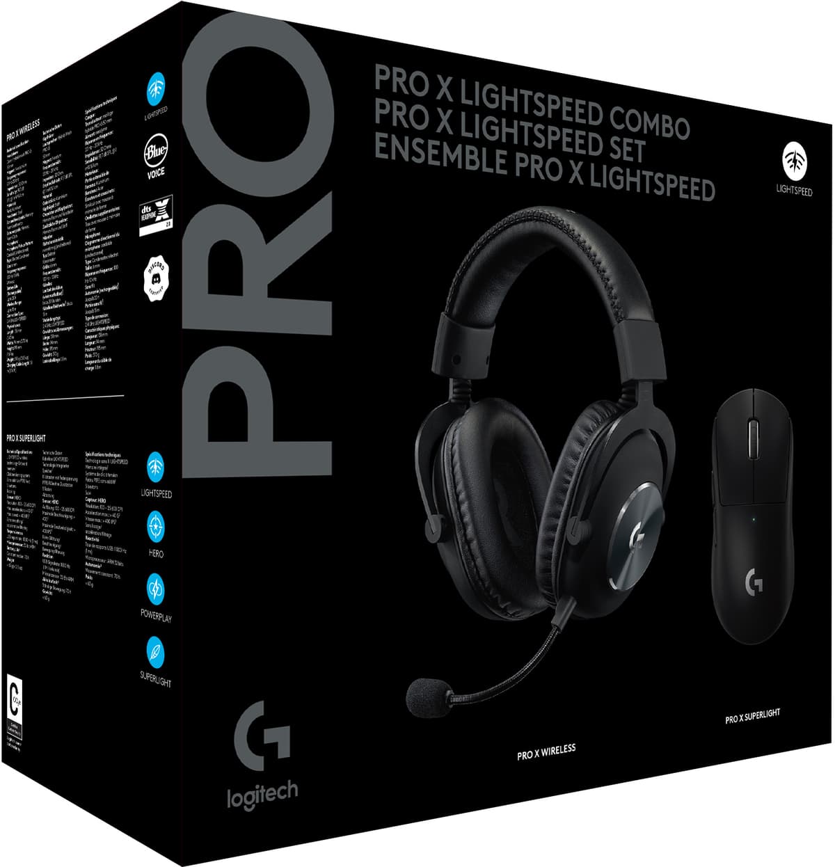 Logitech G Pro X pakke med trådløs mus og headset - Elkjøp