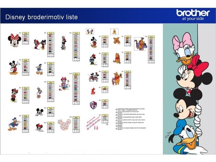 Brother m280d disney symaskin broderi - Elkjøp