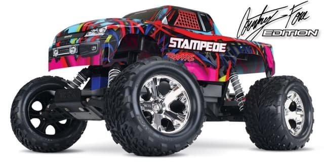 Traxxas Stampede 1/10 2WD Courtney Force/Pink-RTR - Elkjøp | Elkjøp