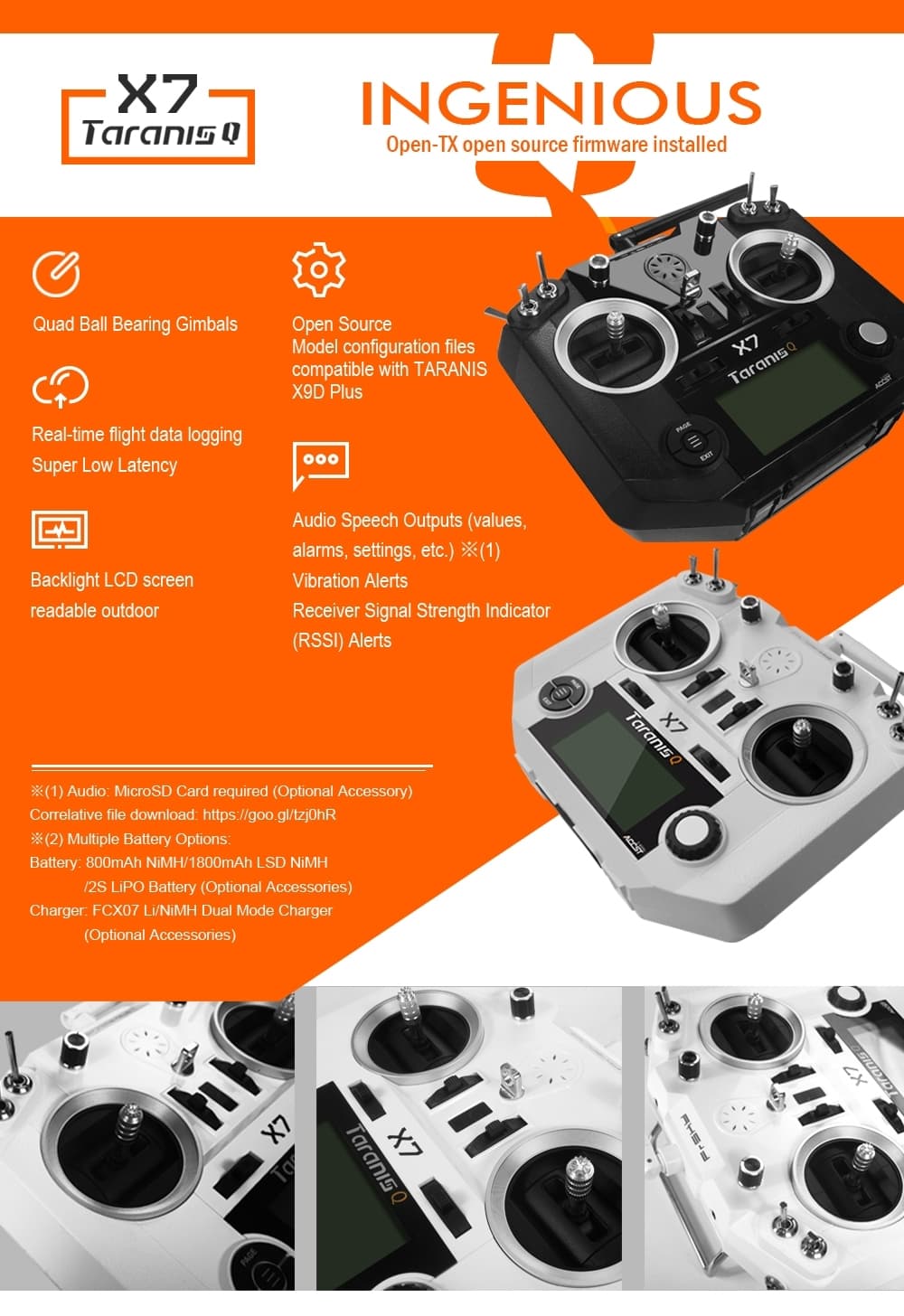 FrSky Taranis Q X7 16ch ACCST Black - Elkjøp | Elkjøp