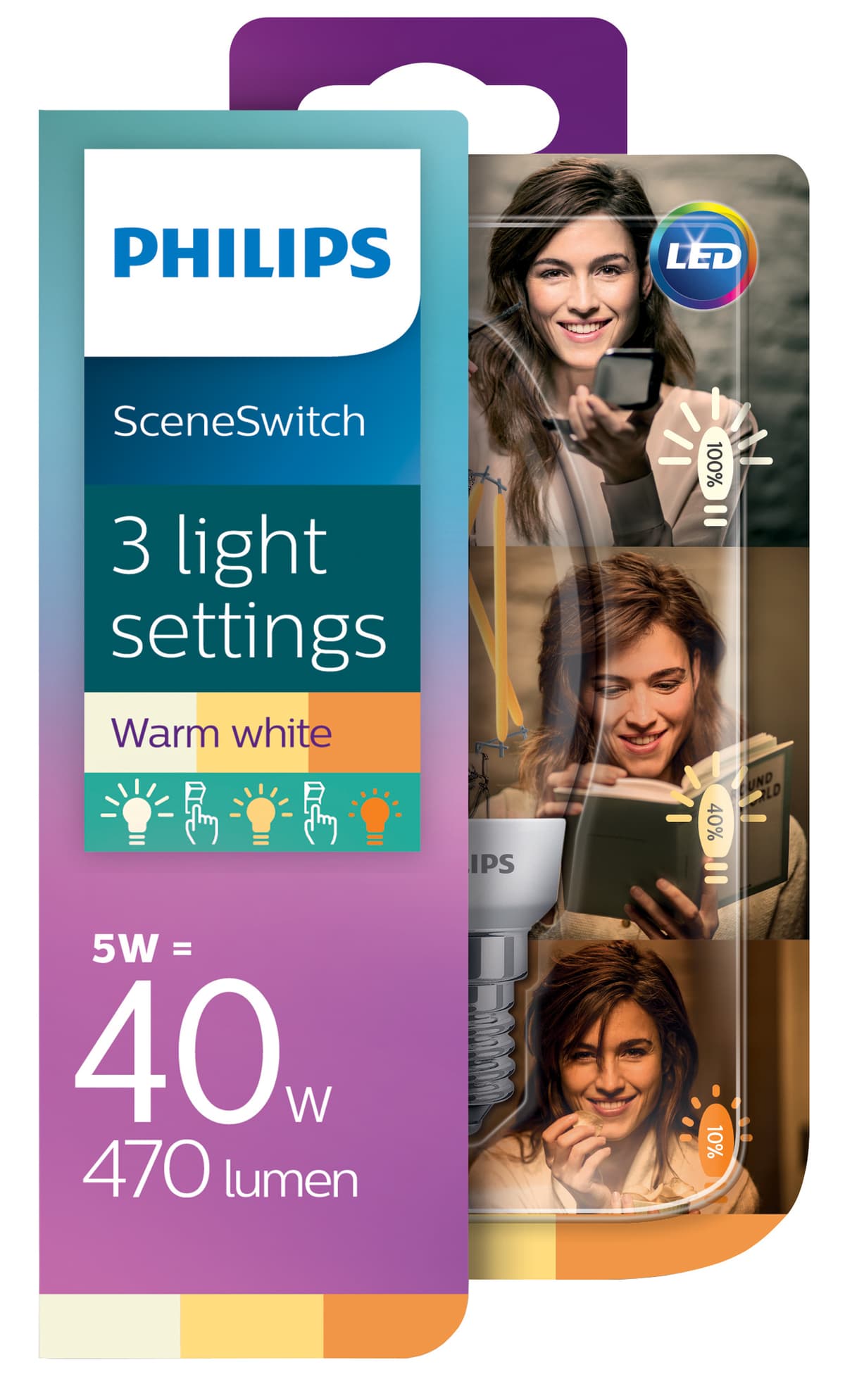 Philips Classic SceneSwitch LED lyspære 8718696809754 - Elkjøp