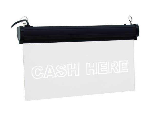 Eurolite cash here sign rgb - Elgiganten