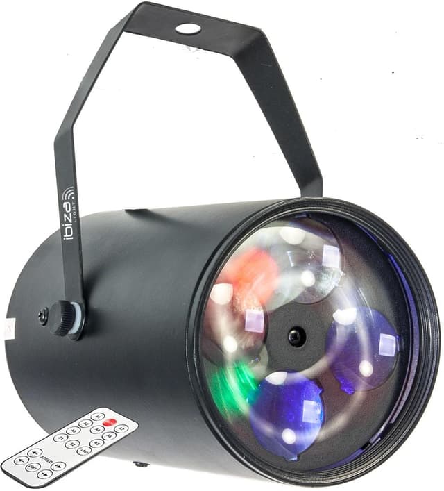 Ibiza Gobo Moon RGBW 4 x 3 watt - Elkjøp