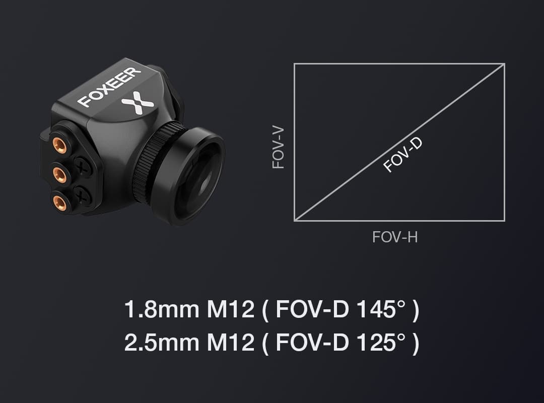 Foxeer monster mini pro 16:9 fpv camera black - Elkjøp | Elkjøp