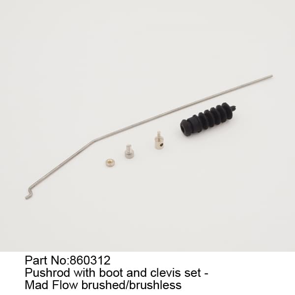 JW860312 Pushrod med boot & clevis för Mad Flow - Elgiganten