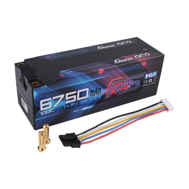 4s 6750mah - 100c - gens ace hardcase rs hv - Elkjøp