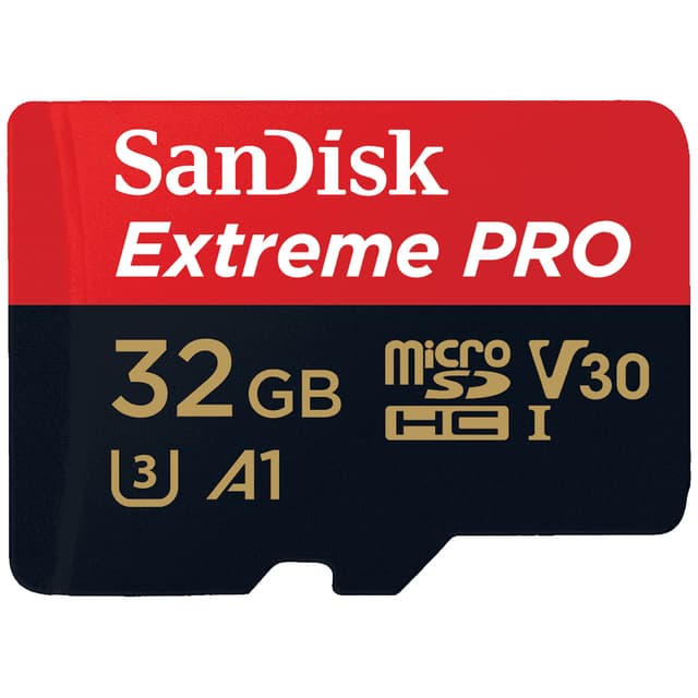 SanDisk Extreme PRO micro SDHC 32 GB minnekort med SD-adapter - Elkjøp ...