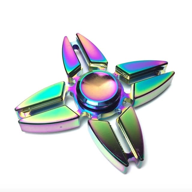 Fidget Spinner - Metal Rainbow Star - Elkjøp