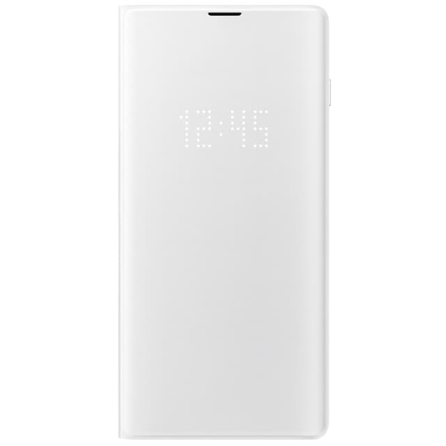 Samsung Galaxy S10 Plus LED View fodral (vit) - Elgiganten