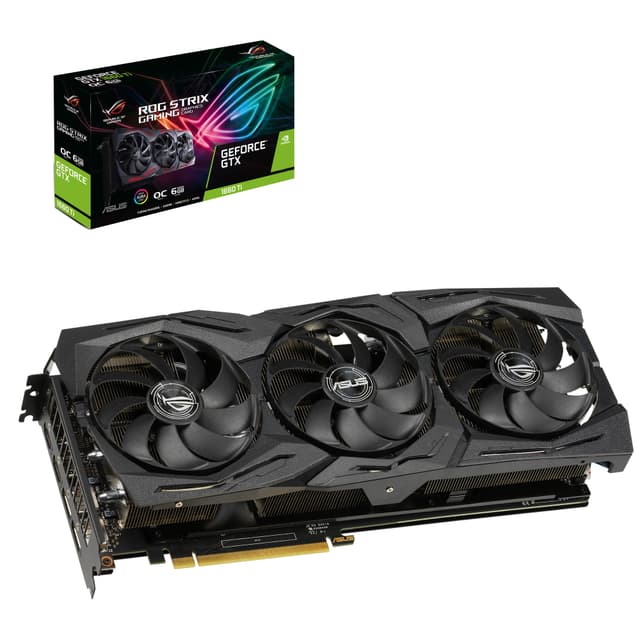 Asus ROG Strix GTX 1660 Ti Gaming OC grafikkort 6G - Elkjøp