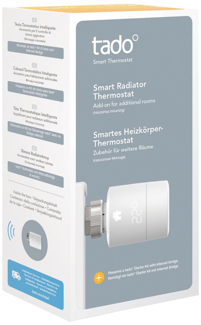 Tado ekstra smart radiatortermostat TAD101903 - Elkjøp | Elkjøp