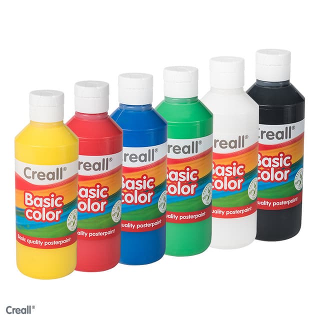 Basic paint for kids 6 x 250 ml - Elkjøp | Elkjøp