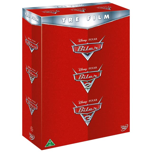 Bilar 1-3 Samlingsbox (DVD) - Elgiganten - Elgiganten
