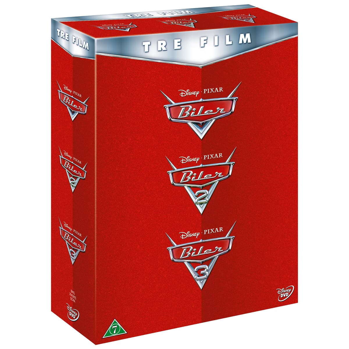 Bilar 1-3 Samlingsbox (DVD) - Elgiganten