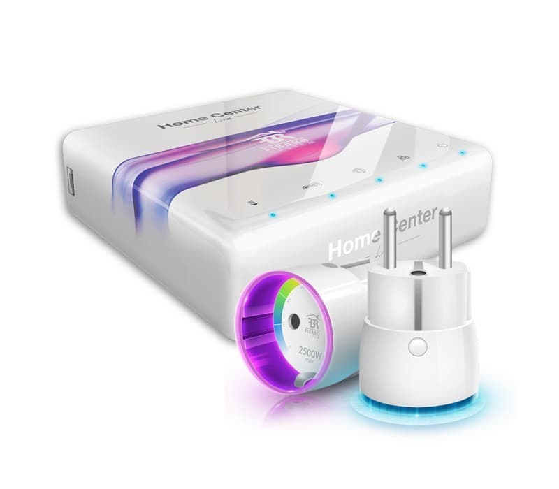 Fibaro Home Lite + 2 stk. Fibaro Wall Plug - Elkjøp