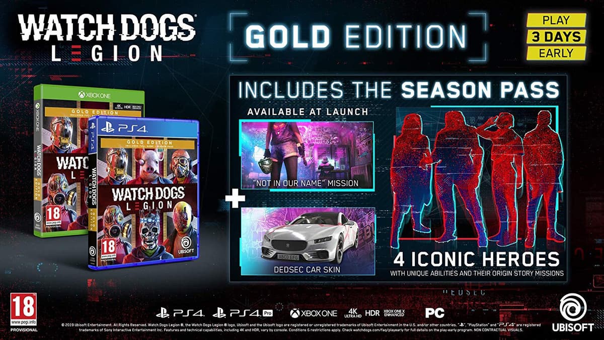 Watch Dogs: Legion - Gold Edition (PS4) - Elkjøp