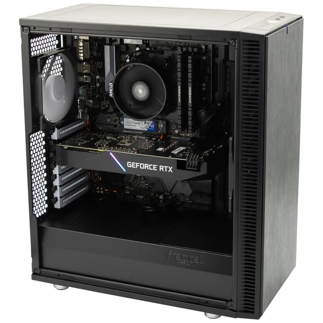 Edge E-Sport stasjonær gaming-PC 2070/AMD (sort) - Elkjøp