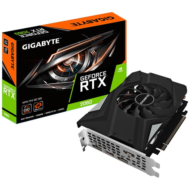 Gigabyte GeForce RTX 2060 Mini-ITX OC grafikkort 6G - Elgiganten ...