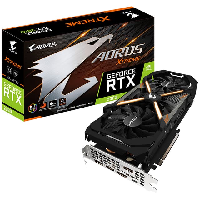 Gigabyte Aorus GeForce RTX 2060 Extreme grafikkort 6G - Elkjøp
