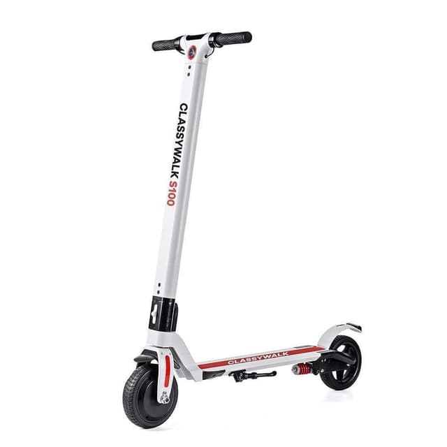 ClassyWalk® S100 Elektrisk Sparkesykkel - Hvit - Elkjøp | Elkjøp