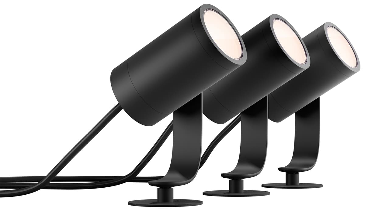 Philips Hue Lily baseenhet med pigg (sort) - Elkjøp | Elkjøp