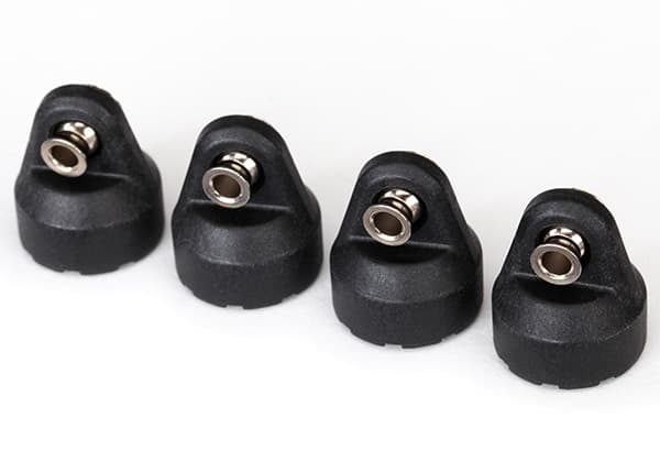 TRX-8361 Shock Caps w/Hollow Balls Black (4) - Elkjøp