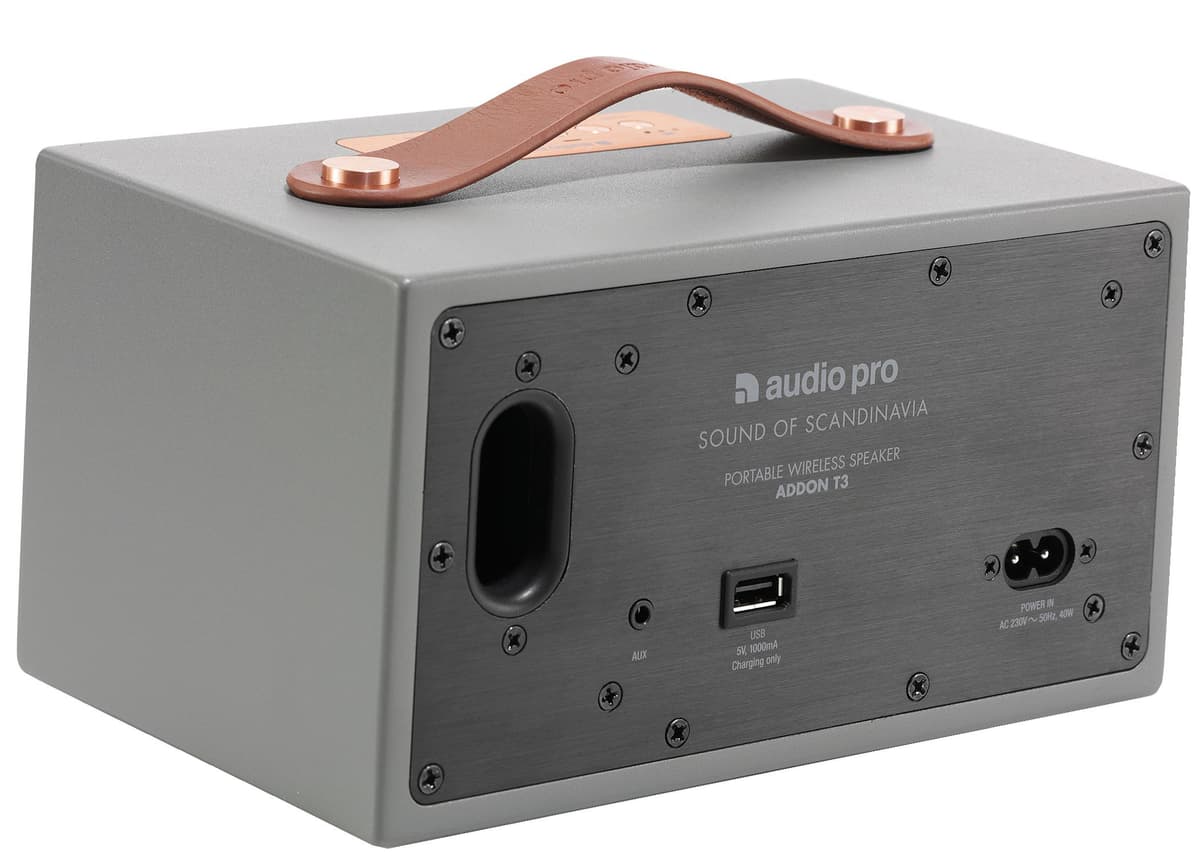 Audio Pro Addon T3 active høyttaler (grå) - Elkjøp