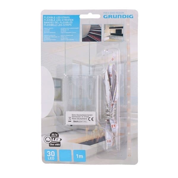 Grundig LED strip 1m 30led/m IP20 - Varmvit - Elgiganten - Elgiganten