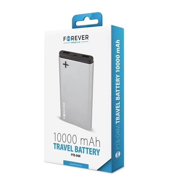 Forever PTB-04M Power+ Powerbank 10000 mAh - Elgiganten