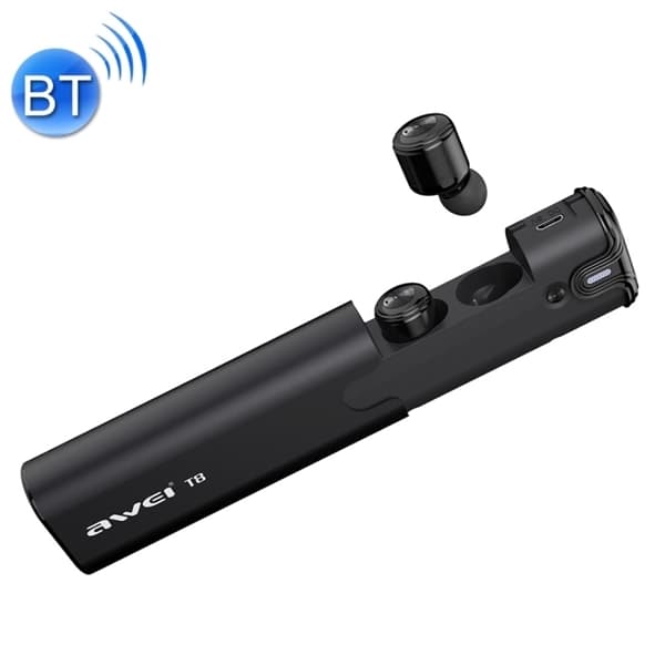 AWEI T8 Mini Bluetooth Headset - Svart - Elgiganten