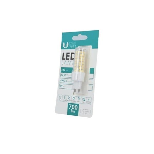 LED-lamppu G9 8W 230V 4000K 700lm - Gigantti