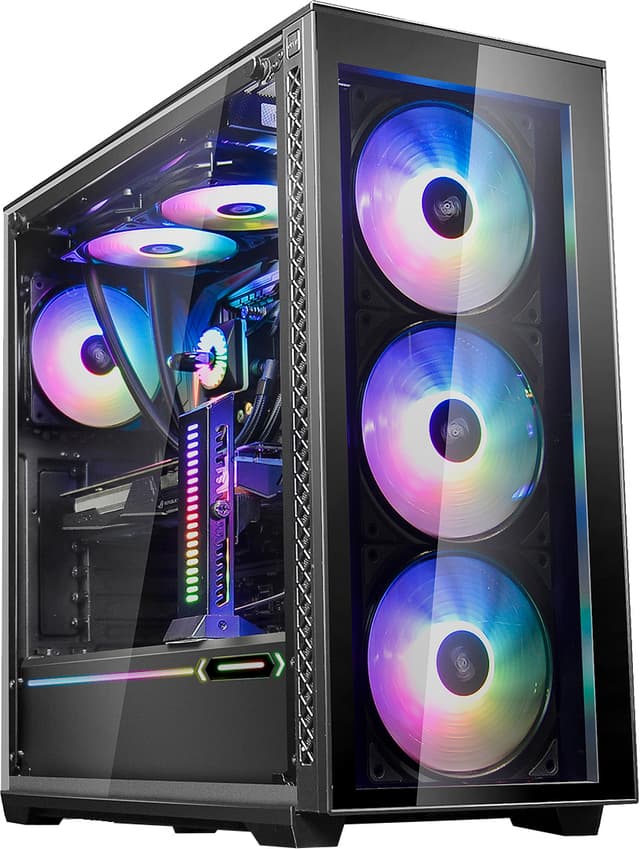 Deepcool Matrexx 70 RGB PC kotelo (musta) - Gigantti verkkokauppa