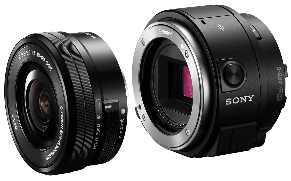Sony Alpha ILCE-QX1 objektivkamera (sort) - Elkjøp