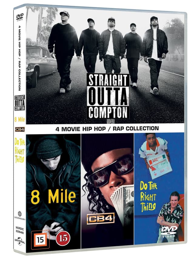 4 Movie Hip Hop Rap Collection (DVD) - Elgiganten