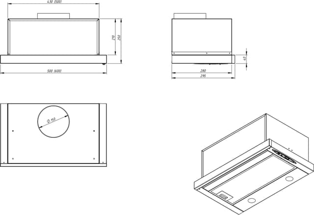 Ecotronic ventilator EPO508S (stål) - Elkjøp