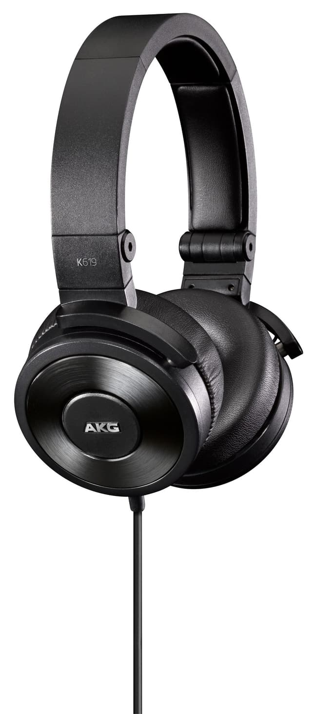 AKG Hörlurar on-ear K619 DJ (svart) - Elgiganten - Elgiganten