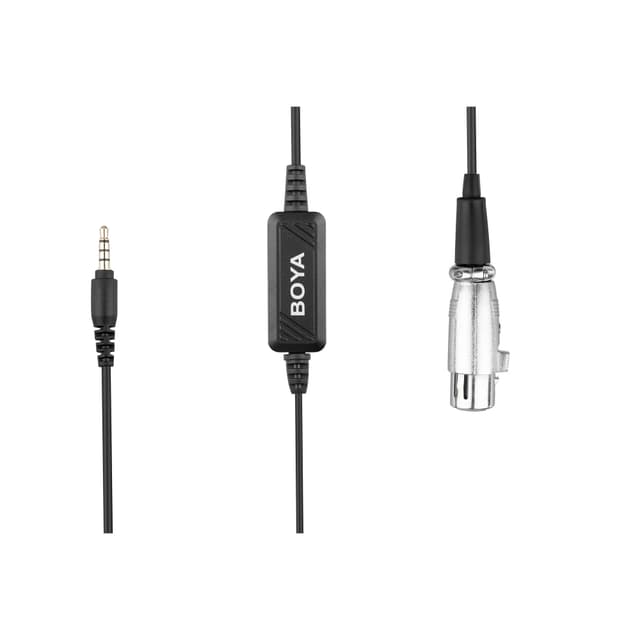 BOYA Mikrofoni adapteri BY-BCA6 XLR-3,5mm TRRS - Gigantti