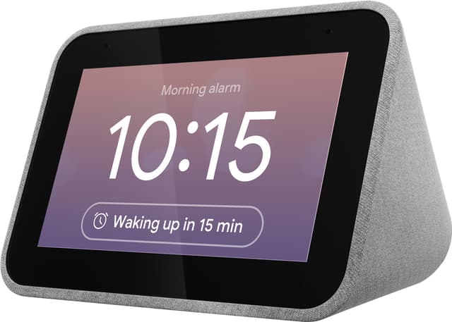 Lenovo Smart Clock Google Assistant virtuaaliavustajalla (harmaa ...