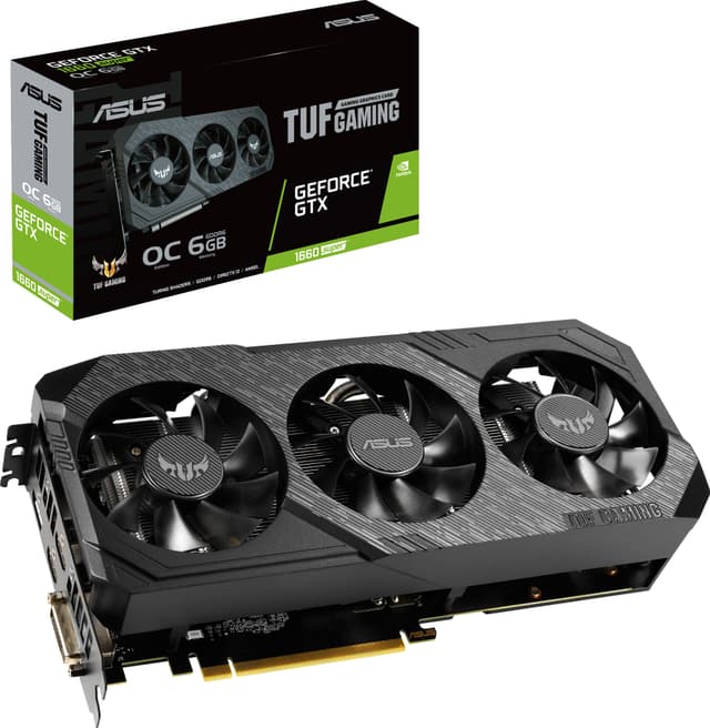 Asus GeForce GTX 1660 Super TUF grafikkort - Elgiganten
