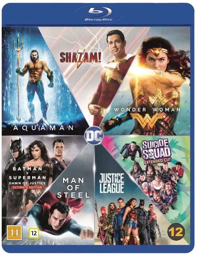 DC COMICS 7-FILM COLLECTION (Blu-Ray) | Elgiganten | Elgiganten