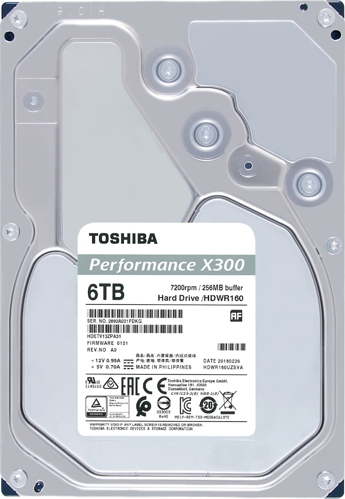 Toshiba X300 intern hårddisk (6 TB) - Elgiganten - Elgiganten