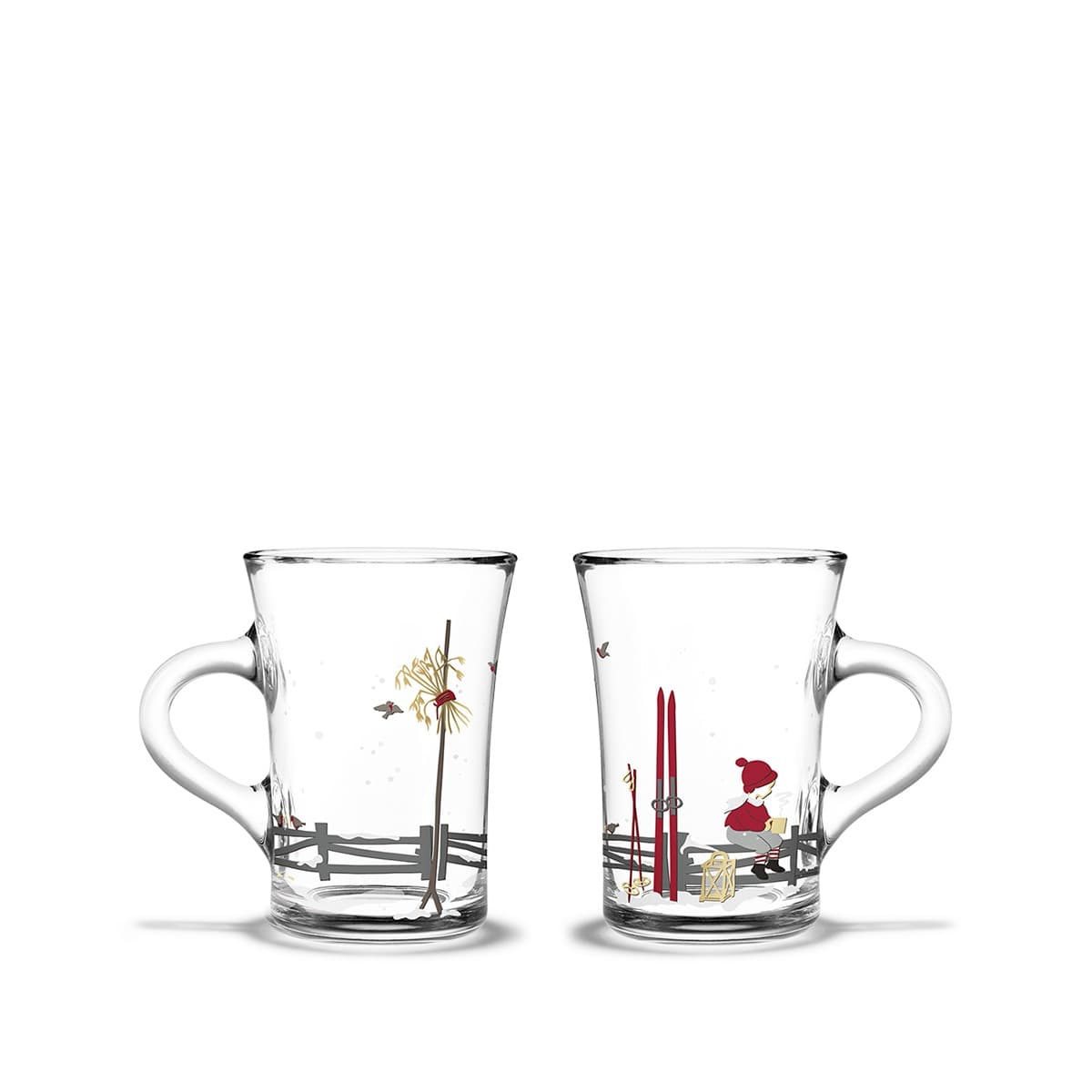 Holmegaard christmas jule hotdrink-glass 2019 multi 24 cl 2 stk. - Elkjøp