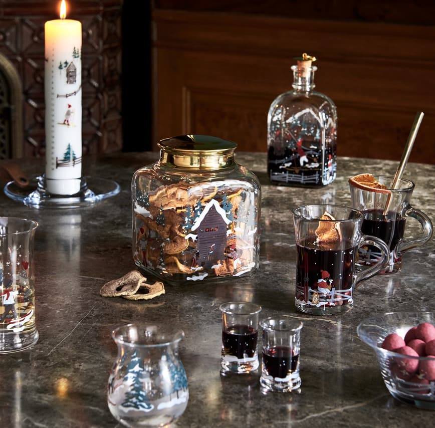 Holmegaard christmas jule hotdrink-glass 2019 multi 24 cl 2 stk. - Elkjøp