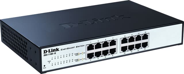 D-Link DGS-1100-16 16-port Gigabit Smart switch - Elgiganten - Elgiganten